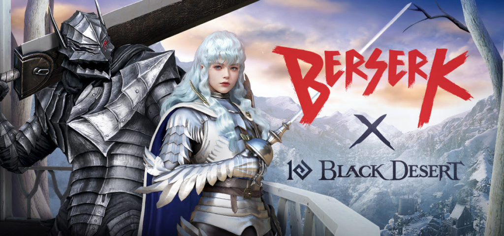 Une collaboration entre le jeu Black Desert Online et Berserk - Gaak