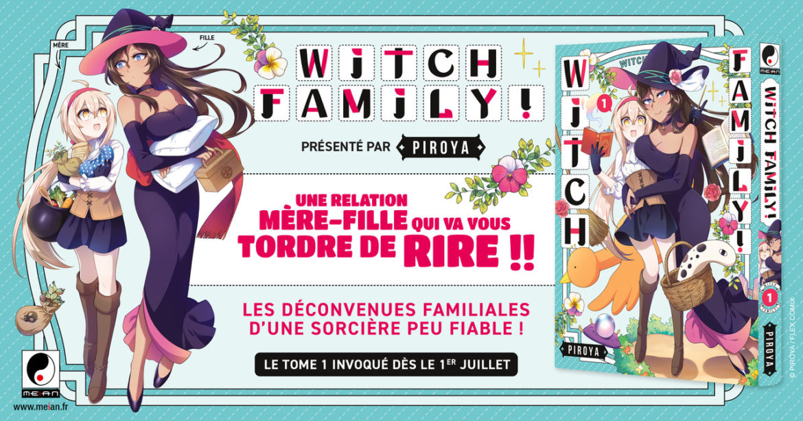 Witch Family, le quotidien d'une famille inhabituelle plein d'humour - Gaak